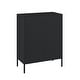 Manhattan Comfort Amelia 31.5 Accent Cabinet with 3 Adjustable Shelves ...