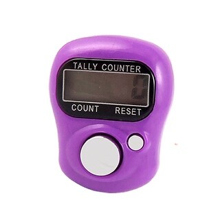 Adjustable Band 0-99999 Finger Ring Electronic Counter - Purple - Bed ...
