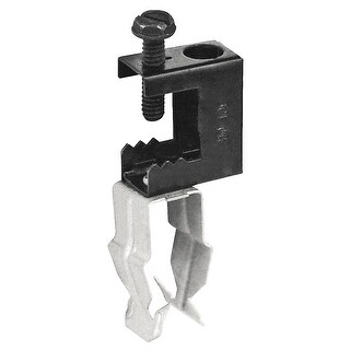 10 Pcs, Push in Conduit Hanger with Beam Clamp, Top Mount, for 1/2 in ...