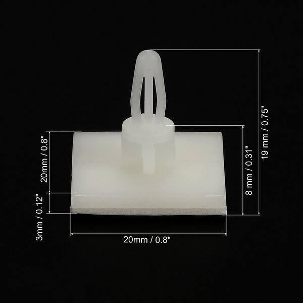 10 Pcs 8 mm Height Adhesive Standoff Reverse Mount Insulation Bracket ...