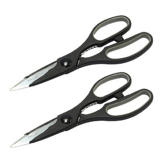 Chef Craft 9-Inch All-Purpose Kitchen Shears 2-Pack, Dishwasher Safe ...