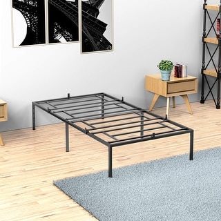 10 Inch Metal Platform Low Profile Bed Frame - On Sale - Bed Bath ...