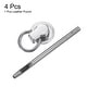 Metal Studs Rivets D-Ring Button Rivets Leather Hole Punch for Leather ...