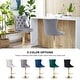 Swivel Velvet Modern Upholstered Bar Stools Set of 6 - Bed Bath ...