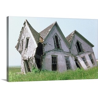 "Rundown house , Prince Edward Island , Canada" Canvas Wall Art - Bed ...