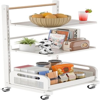 Tier Rolling Cart Small Utility Cart on Wheels - Bed Bath & Beyond ...