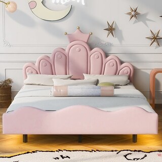 Full Size Crown-Shaped Princess Bed - Bed Bath & Beyond - 40963364