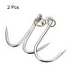 Double Meat Hooks, Galvanized Swivel Meat Hook, 2Pcs - Silver Tone ...
