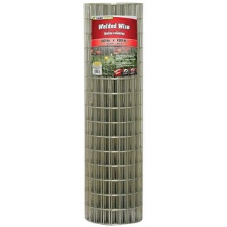 YardGard 308313B Galvanized Welded Wire Fence, 14-Gauge, 4"x2" Mesh, 60 ...