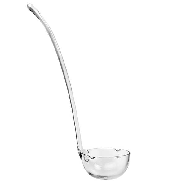 Mouth Blown Lead Free Crystal Gravy Dressing or Punch Ladle - 5.75 W x ...