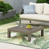 Oana Acacia Wood Outdoor Coffee Table by Christopher Knight Home - Bed ...