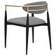 Alexis Fabric Upholstered Dining Arm Chair (Set of 2) - 22" x 21.5" x ...