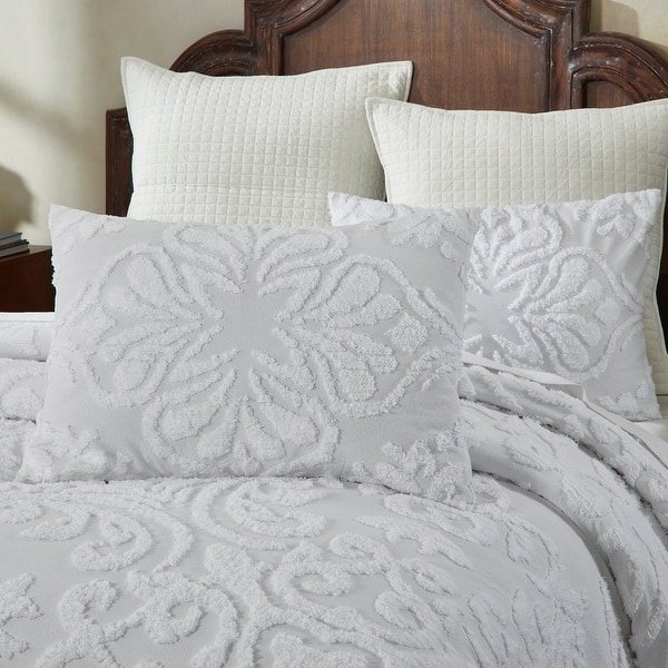 Better Trends Rylee Collection 100% Cotton Tufted Bedspread Set - On ...
