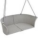 Merax 2-Person Hanging Seat, Rattan Woven Swing Chair, Porch Swing With Ropes - Bed Bath ...
