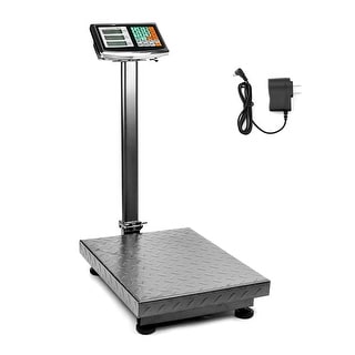 SUGIFT Foldable 660 lbs Weight Computing Postal Scale, Floor Platform ...