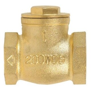 Mueller 101-005NL Swing Check Valve,Swing, 1" Ips, 200 PSI - Bed Bath ...