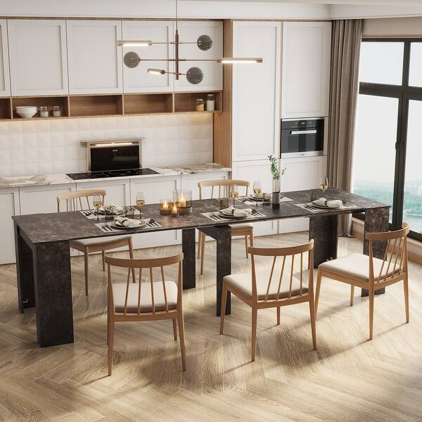 console table as dining table