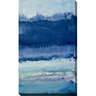 "Blue on Blue II" Print on Canvas - Bed Bath & Beyond - 36038478