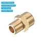 Pipe Fitting, G3/8 to G1/4 Male Thread 1.06 Inch for Water Pipes, Gold ...