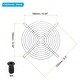180mm Fan Finger Grill, 4 Pack Metal Grill Protector Guard with Screw ...