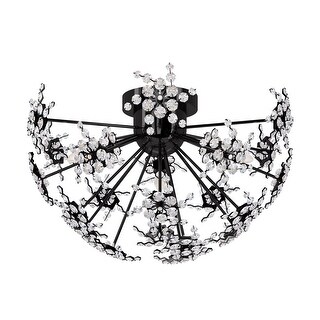 Modique 6 Light Chandelier in Silver with Clear Heritage Crystal - One ...