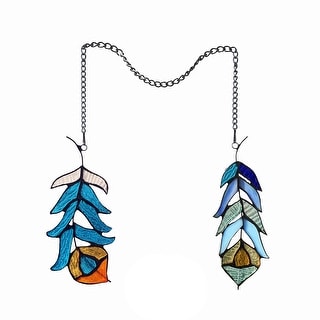 Double Feather Design Window Panel/ Suncatcher - Bed Bath & Beyond ...