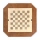 Roomfitters Galini Walnut Reversible Game Table, Mid-Century 3-in-1 ...