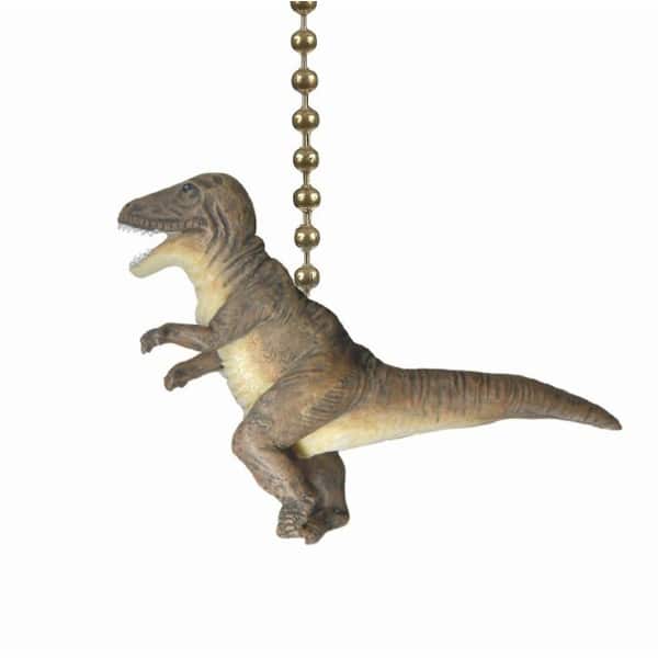 T Rex Dinosaur Ceiling Fan Light Dimensional Pull Resin - Bed Bath ...