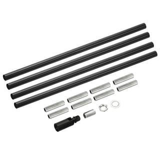 Threaded Extension Rod Kit, M10 Thread with Sloped Ceiling Adapter ...