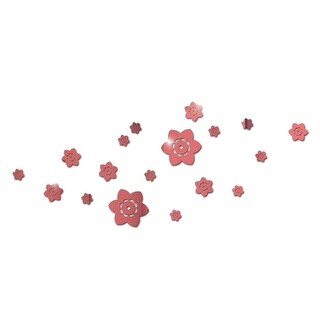 18Pcs Peach Blossom Wall Stickers Removable SelfAdhesive Home Decals ...