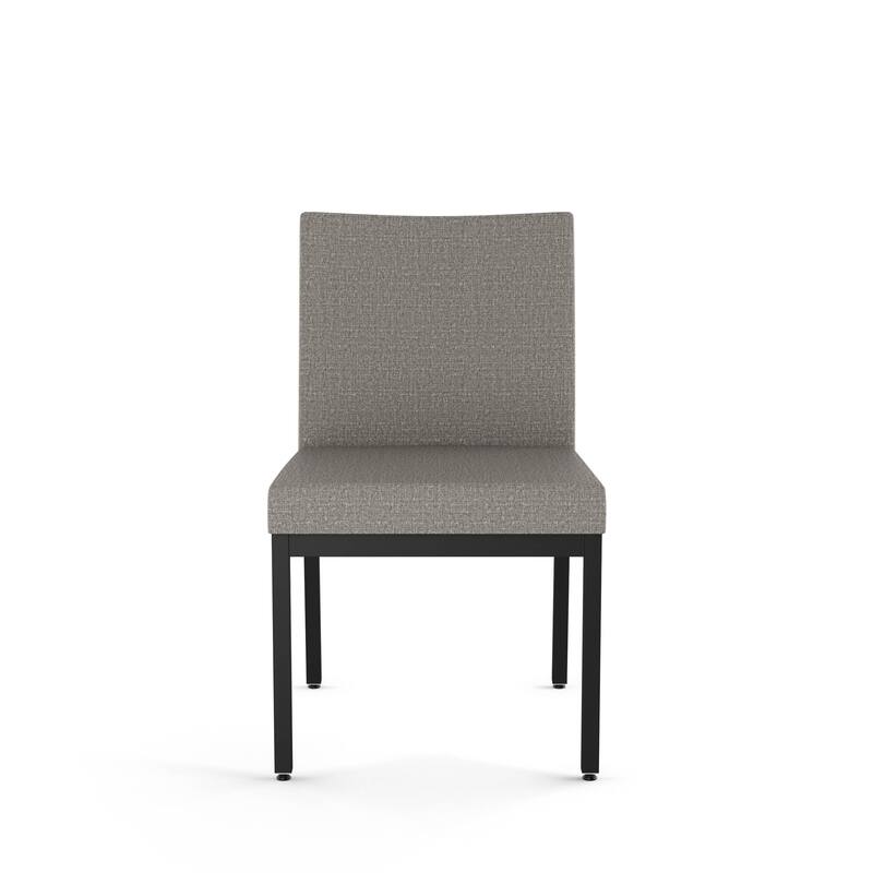 Amisco Perry Set of 2 Upholstered Dining Chairs with Metal Legs ...