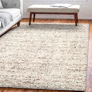 Orian Rugs Cotton Tail Textured Field White Stain Resistant Area Rug ...