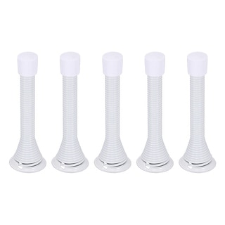 Spring Door Stopper, Spring Steel Door Stops with Rubber Tips Bumper ...