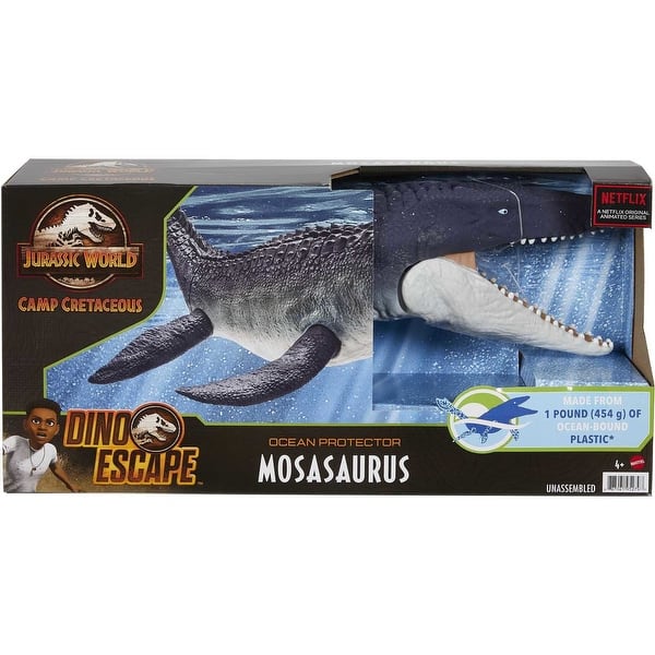 Ocean Protector Mosasaurus Figure Dinosaur Toy for 4 Year Olds & Up ...
