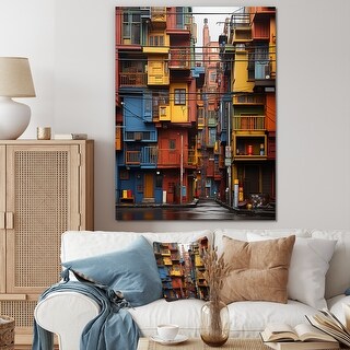 Designart "Cityscape Urban Color Symphony II" City Wall Art Prints ...