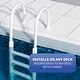 Blue Wave Aluminum/Resin In-Pool Ladder for Above Ground Pools - Bed ...