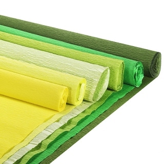 Crepe Paper Sheets 6 Rolls 7.5ft in 6 Colors for DIY Decorations ...