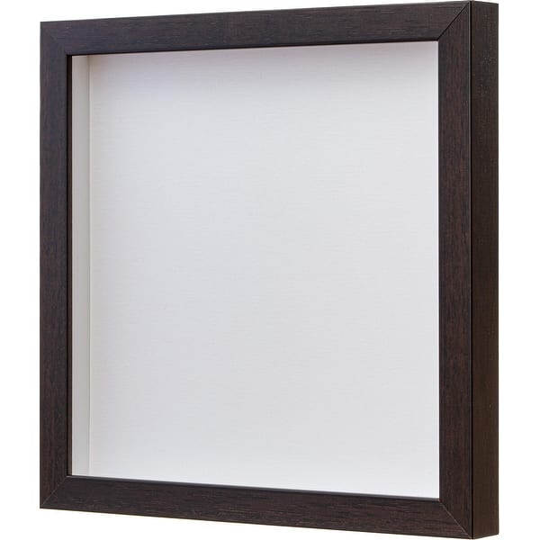 3x3 Brown Walnut Shadow Box Frame | 3/4" of Depth | Includes Hardware ...