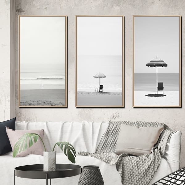 white frames wall art