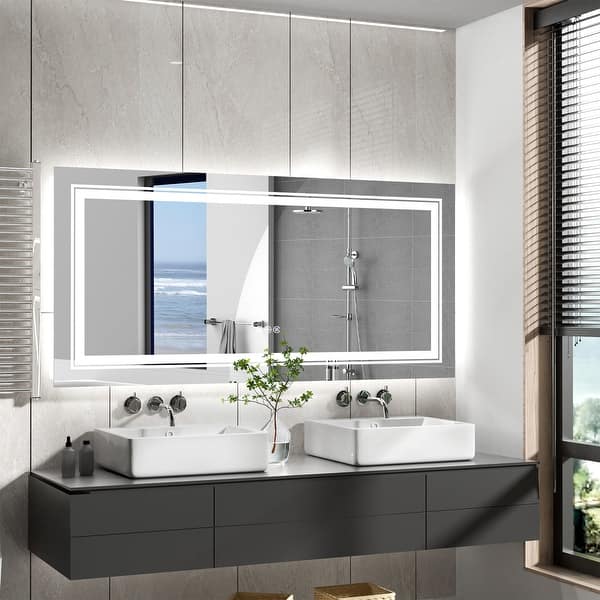 bathroom mirrors large rectangular