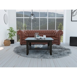 Danvers Rectangle Coffee Table Black Wengue - Bed Bath & Beyond - 39069886