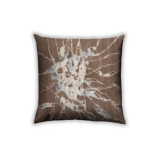 Ahgly Company Modern Contemporary Brown Throw Pillow - Bed Bath ...