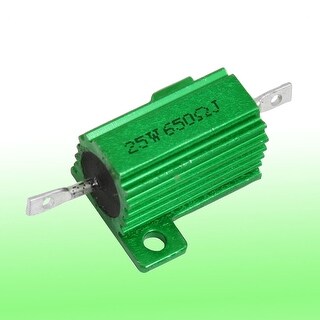 25W 650 Ohm 5% Wirewound Aluminum Housed Power Resistor Green - Bed ...