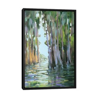 iCanvas "Tropical Getaway" by Jane Slivka Framed Canvas Print - Bed ...