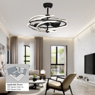 LED Light Strip Ceiling Fan with Double Color Frame - Bed Bath & Beyond ...