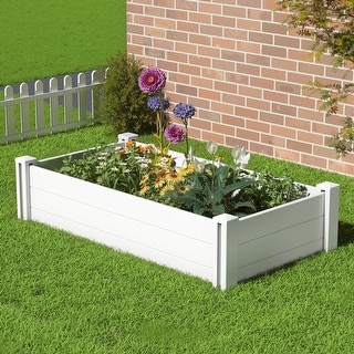 Outdoor PVC Privacy Fence Panels With Ground Stakes - Bed Bath & Beyond ...