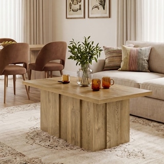 47" Rectangular Coffee Table, Minimalist Center Table for Living Room ...