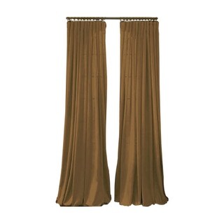 Moshells 84" Hyatt Curtain Panel - Gold - Bed Bath & Beyond - 16978325