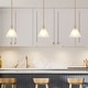 Modern Farmhouse Mini 1-light Kitchen Islands Pendant Light with Cone ...