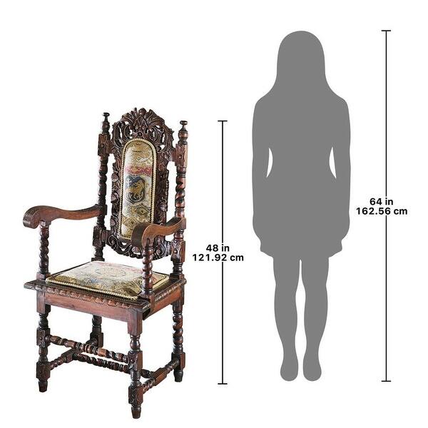 Design Toscano Charles II Chairs: Set of Six Armchairs - Bed Bath ...